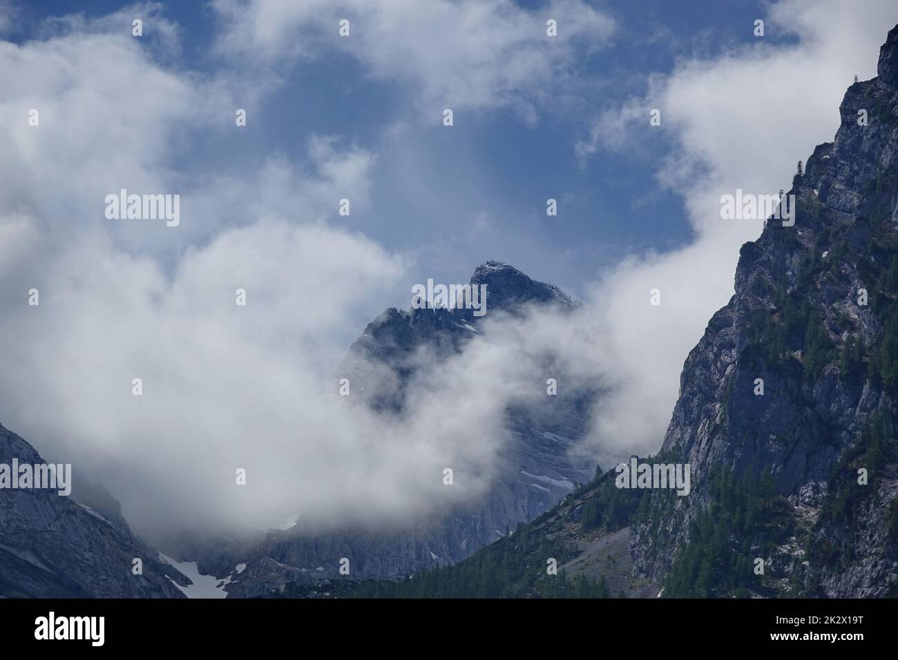Germany, Bavaria, Landkreis Berchtesgaden, Berchtesgadener Alpen ...