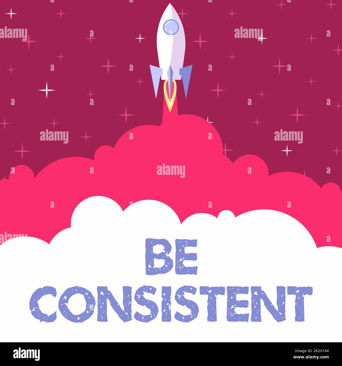 Conceptual caption Be Consistent. Conceptual photo Uniform Persistent ...