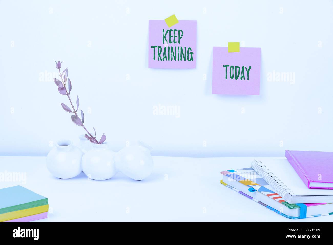 Hand writing sign Keep Training. Business overview Grounding Drilling ...