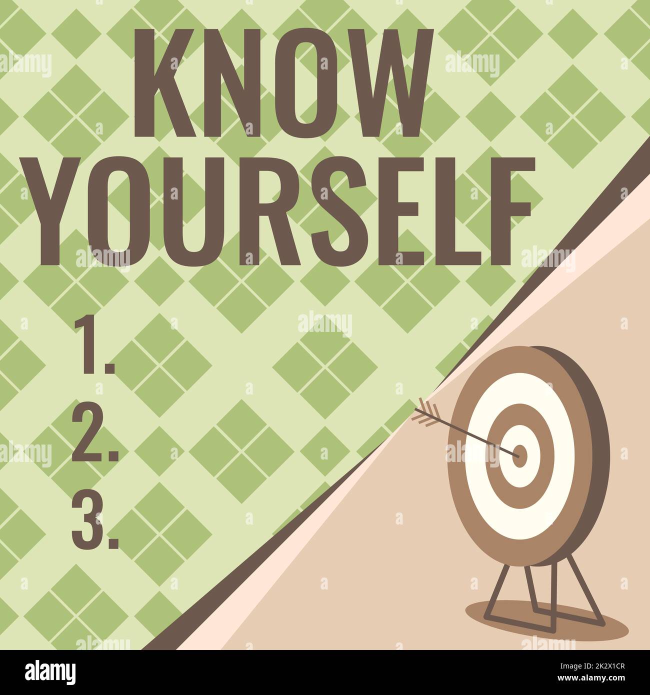 Conceptual caption Know Yourself. Concept meaning Find You ...