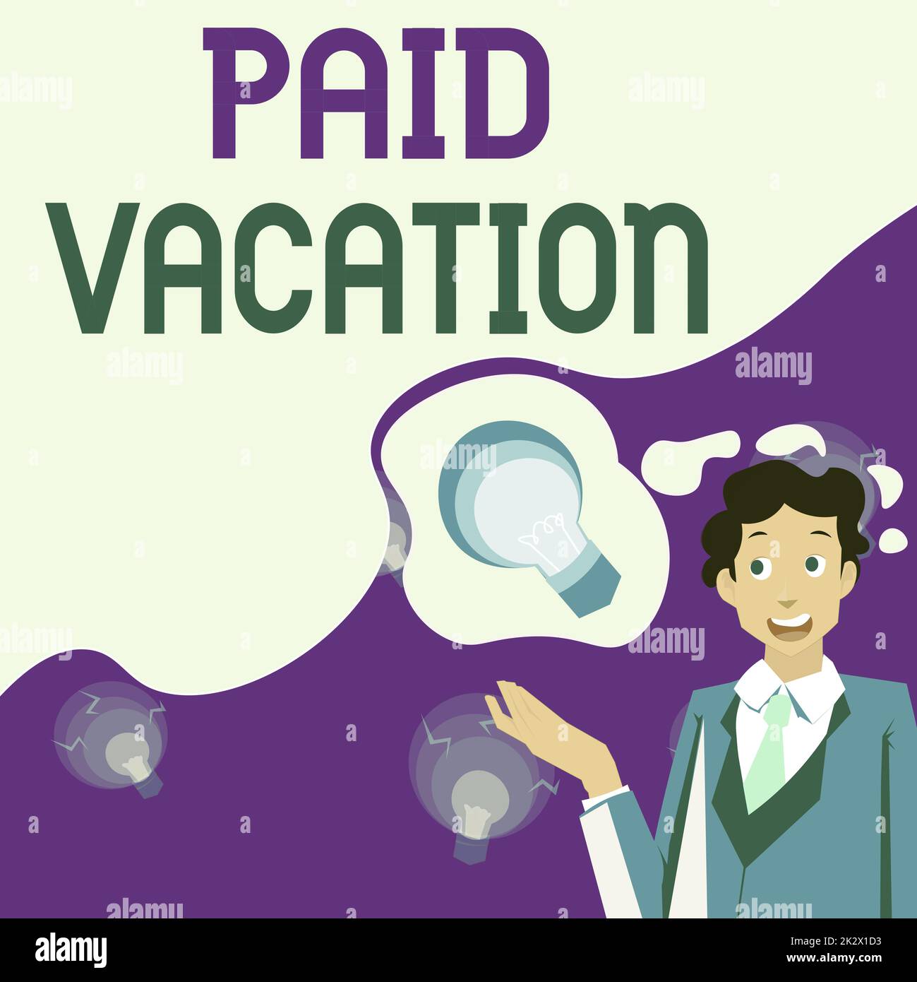 Conceptual caption Paid Vacation. Business approach Sabbatical Weekend ...