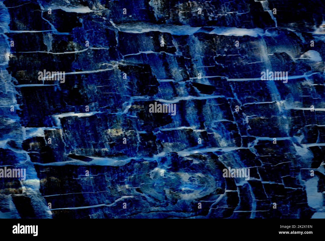 Abstract blue background with natural texture and irregular pattern ...