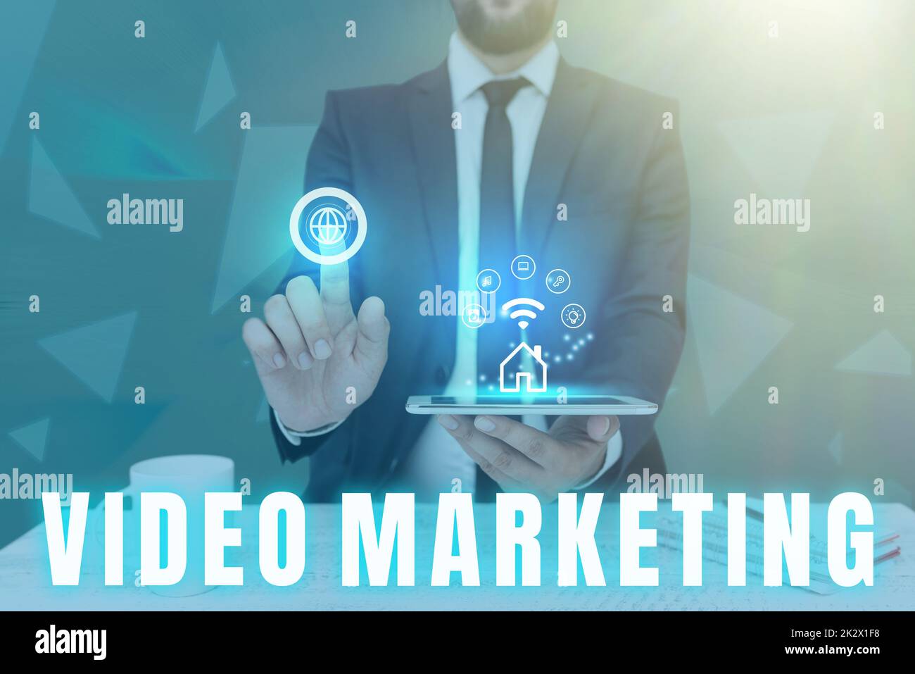 Text showing inspiration Video Marketing. Business approach create ...