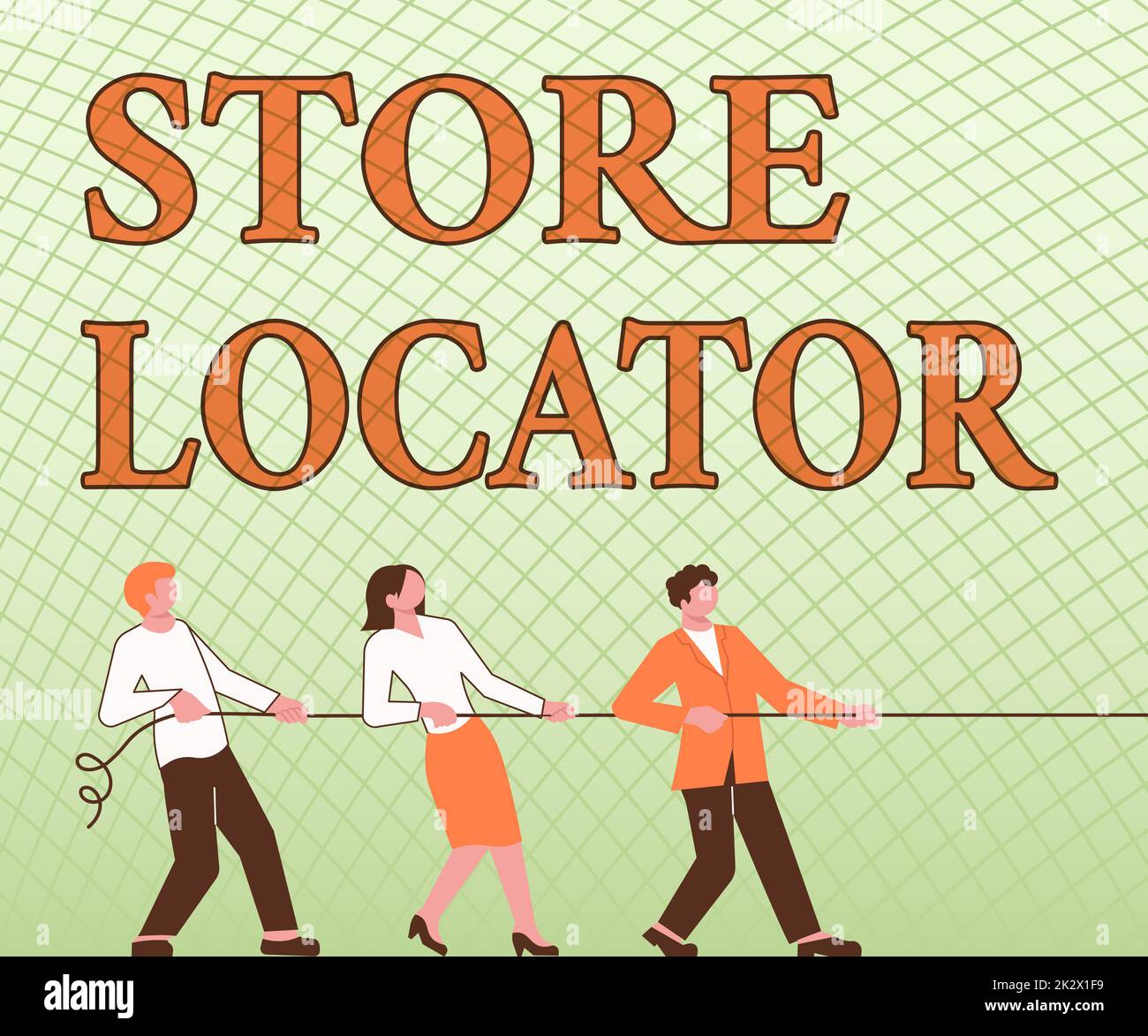 Handwriting text Store Locator. Word Written on to know the address ...