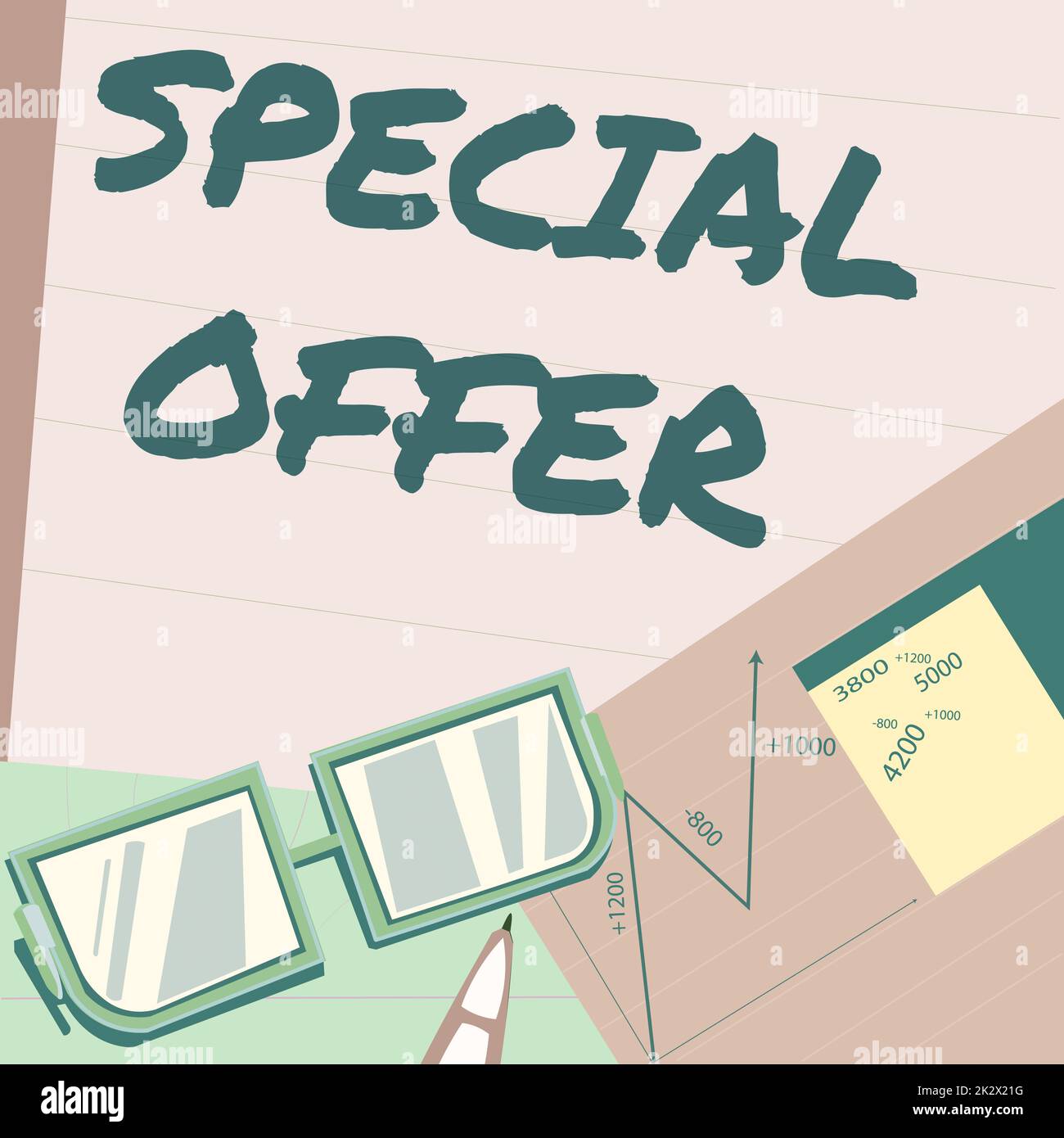 Text caption presenting Special Offer. Word Written on Selling at a ...