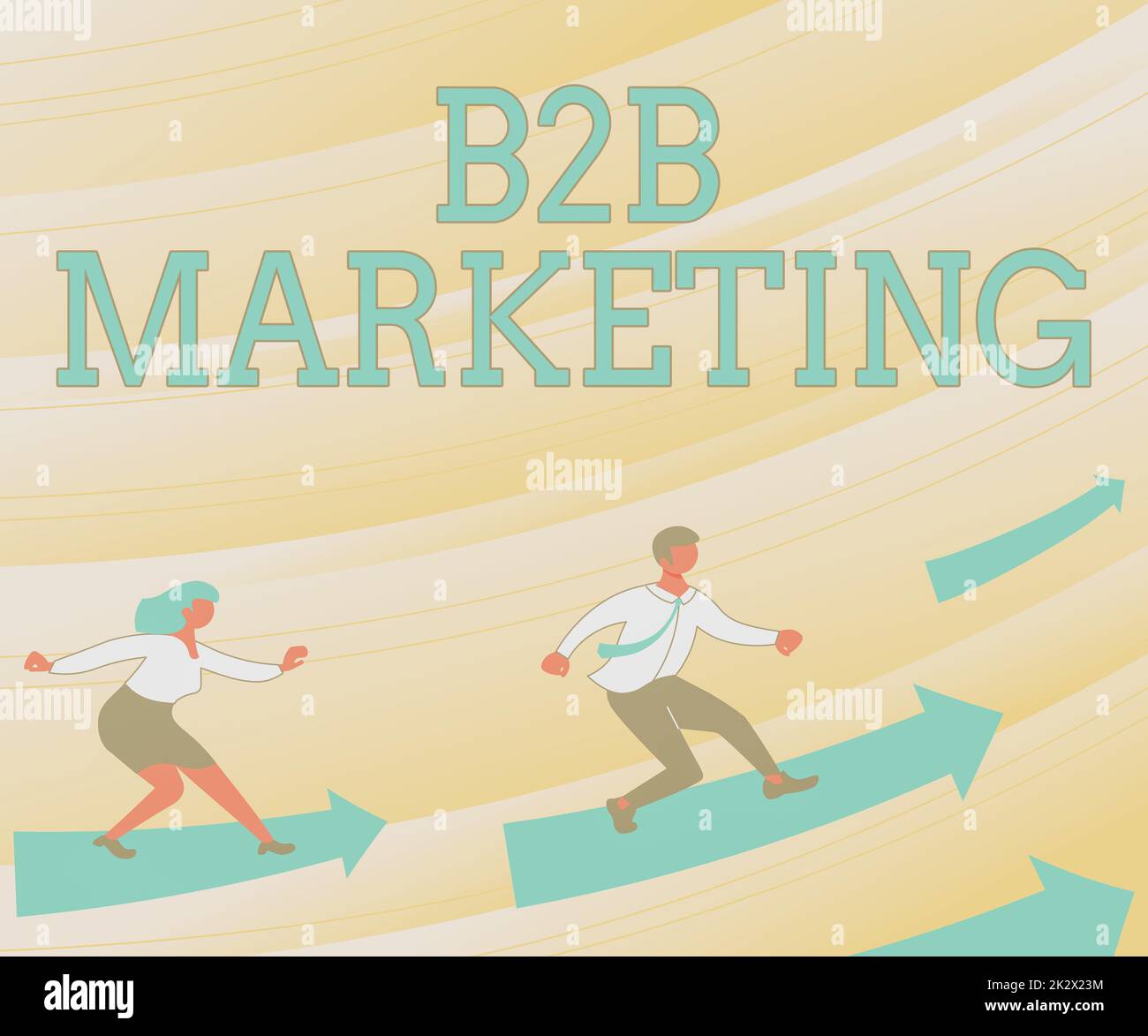 Writing displaying text B2B Marketing. Internet Concept Partnership ...