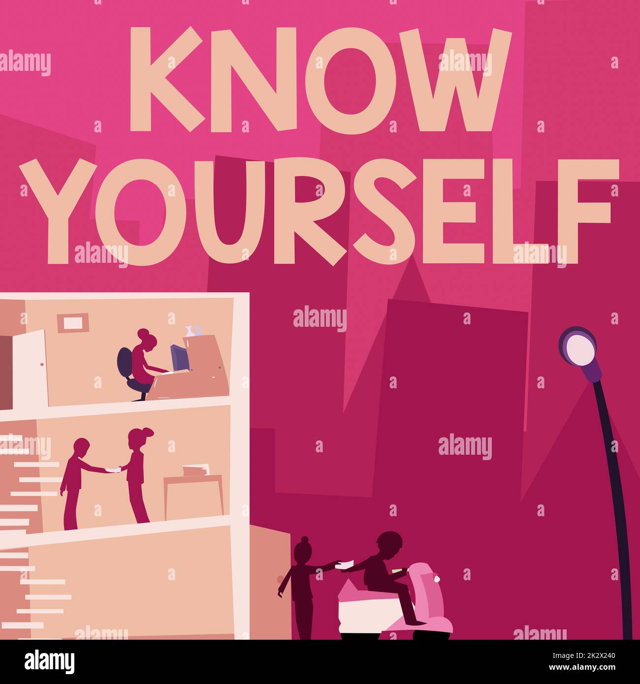 Handwriting text Know Yourself. Business idea Find You Understanding ...