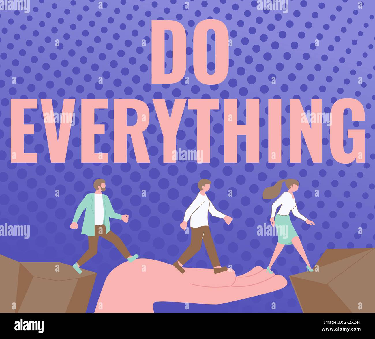 Conceptual caption Do Everything. Business approach Jack of All Trades ...