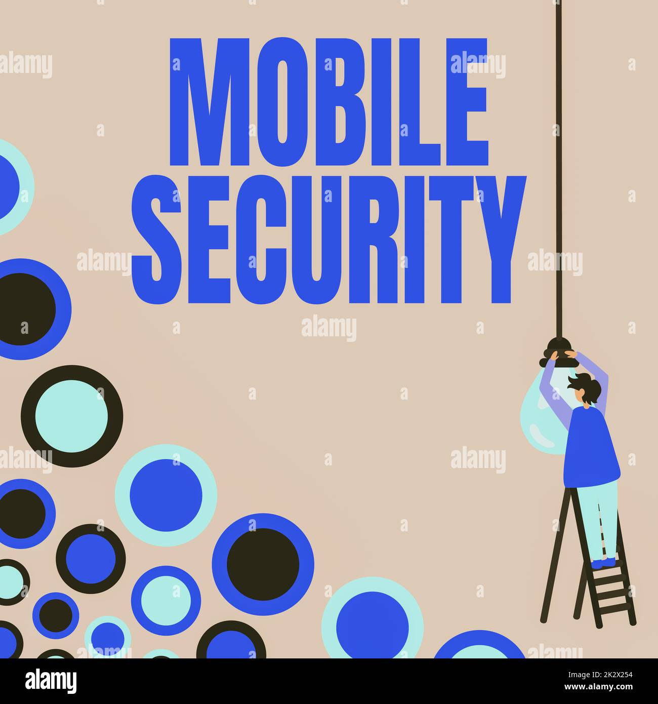 Text Showing Inspiration Mobile Security Business Showcase Protection Of Mobile Phone From