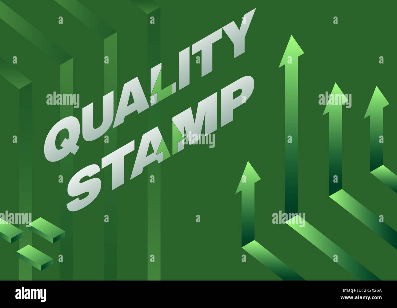 Text sign showing Quality Stamp. Word Written on Seal of Approval Good ...