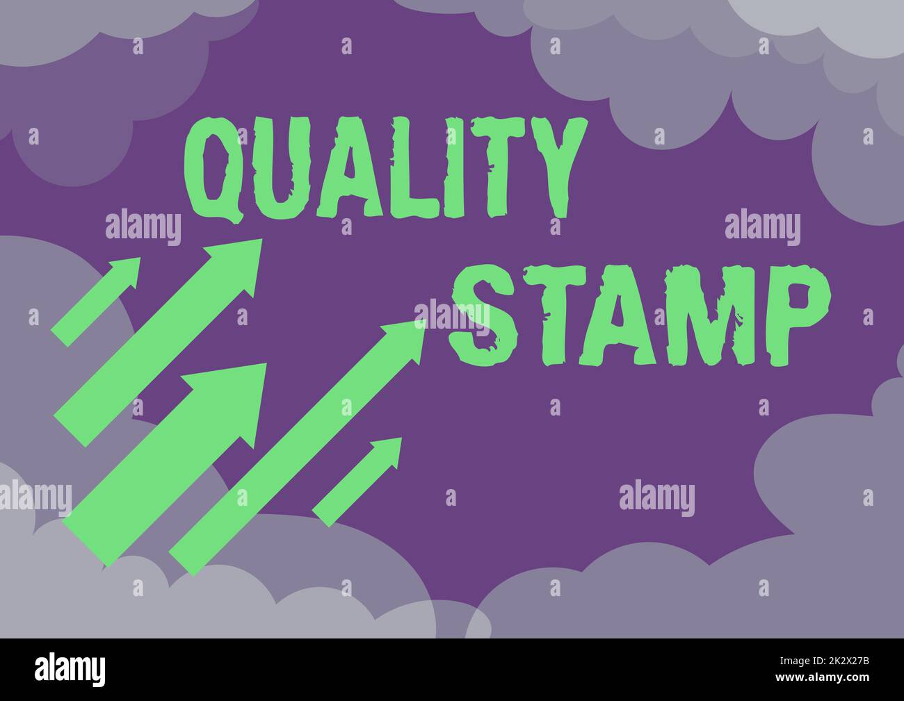 Text caption presenting Quality Stamp. Business showcase Seal of ...