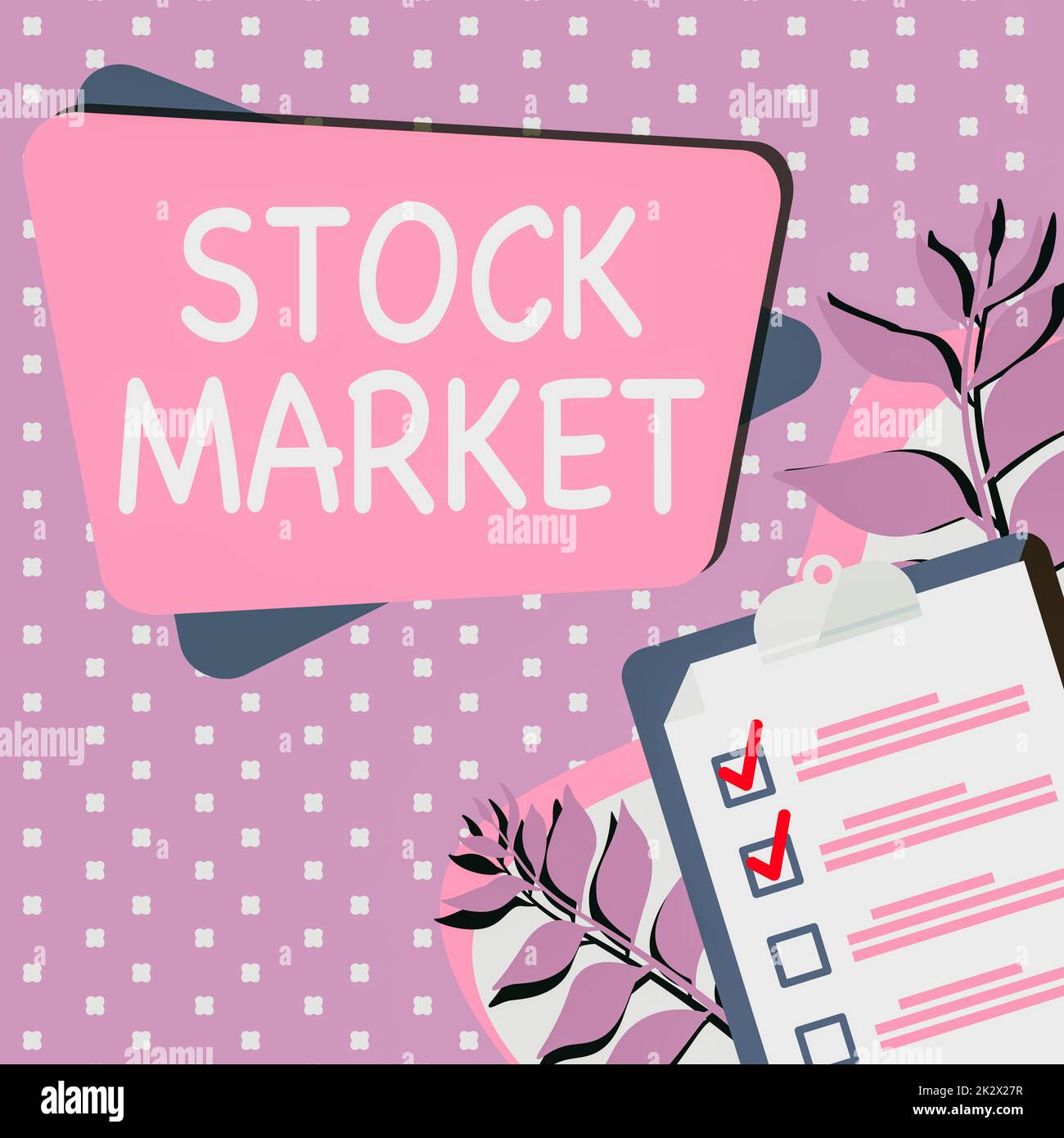 Sign displaying Stock Market. Business approach Particular market where ...