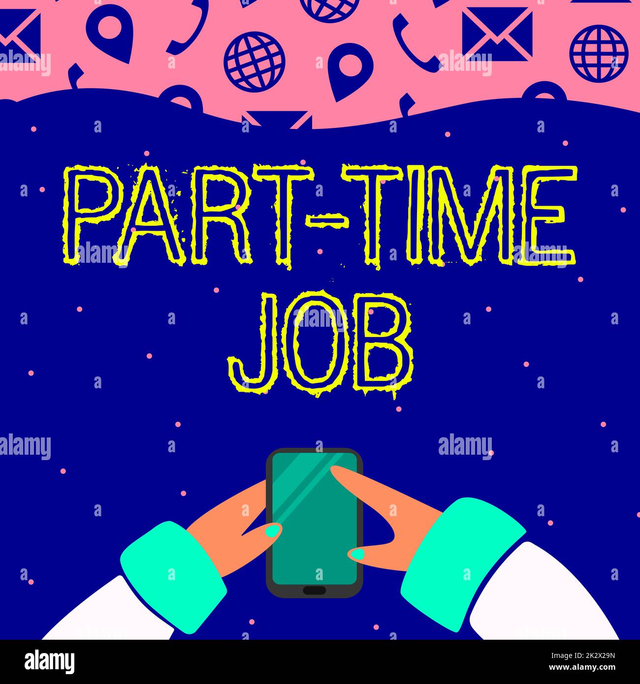 Inspiration showing sign Part Time Job. Word Written on Weekender ...