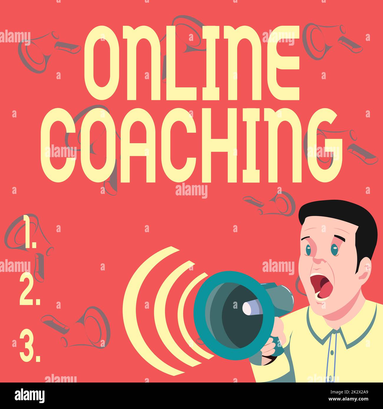 Text showing inspiration Online Coaching. Business overview Learning from online and internet ...