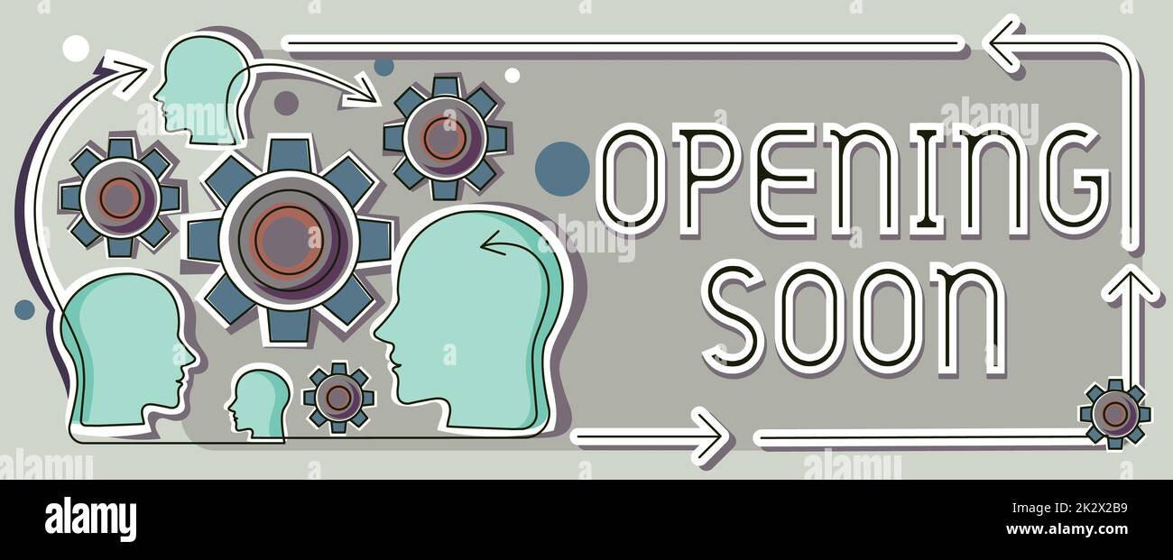 Writing displaying text Opening Soon. Business showcase Going to be ... Writing displaying text Opening Soon. Business showcase Going to be ...