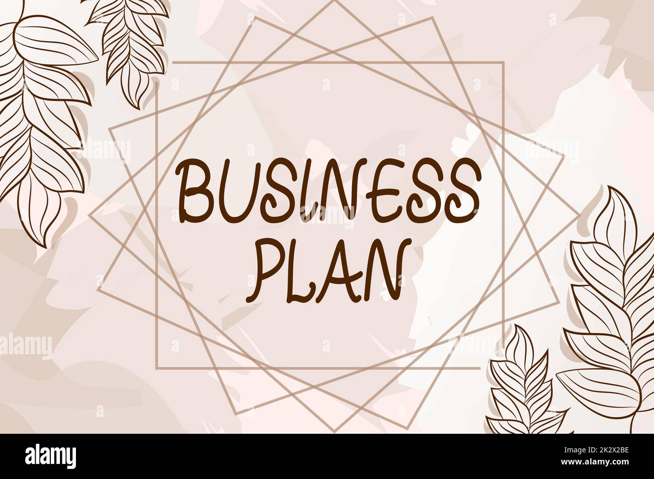 Text showing inspiration Business Plan. Business concept Structural ...