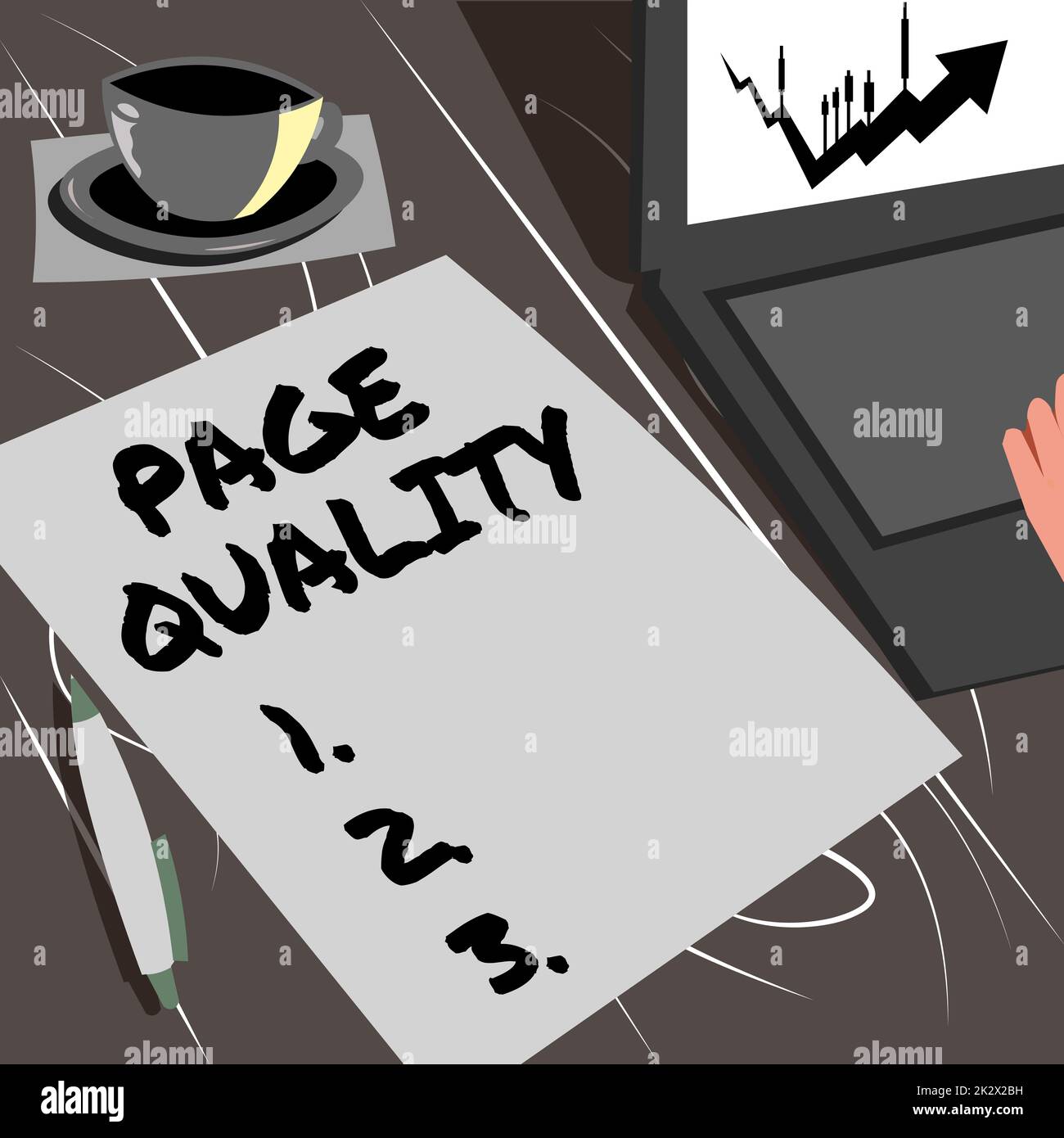 Handwriting text Page Quality. Word Written on Effectiveness of a ...