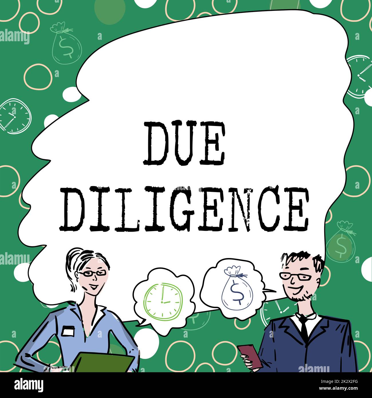 Inspiration showing sign Due Diligence. Internet Concept Comprehensive ...
