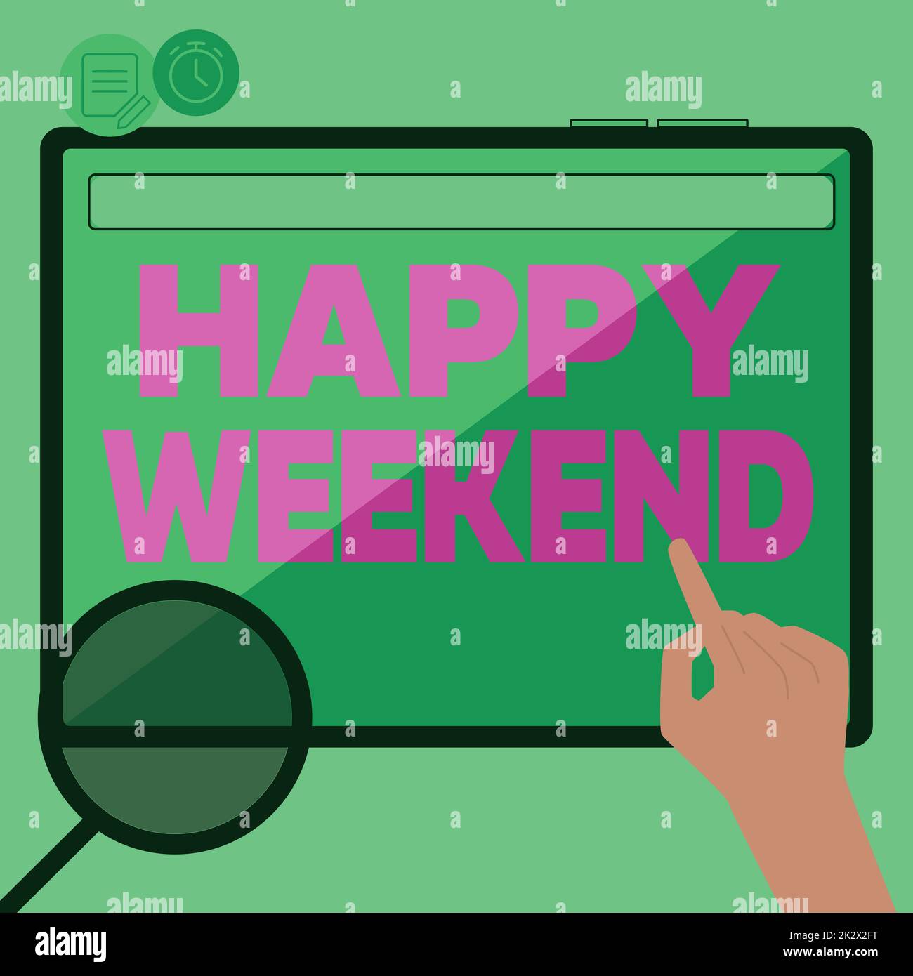 Text sign showing Happy Weekend. Business showcase Cheerful rest day ...