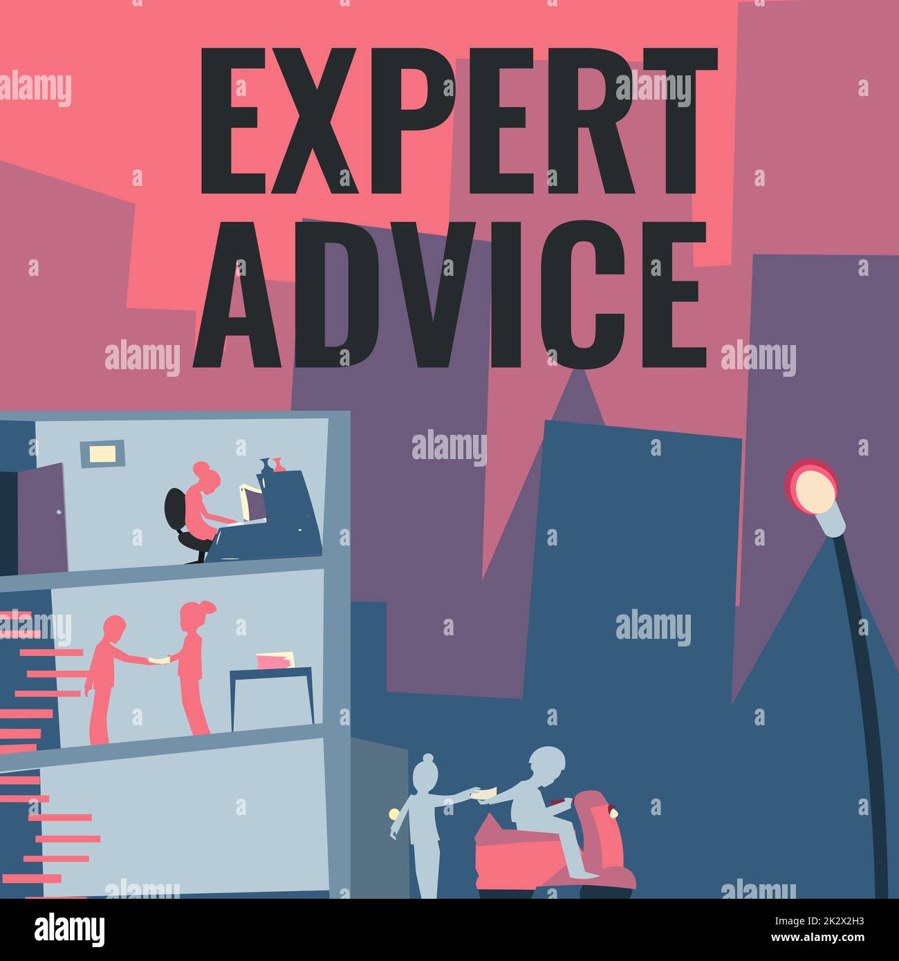 Writing displaying text Expert Advice. Business idea Sage Good Word ...