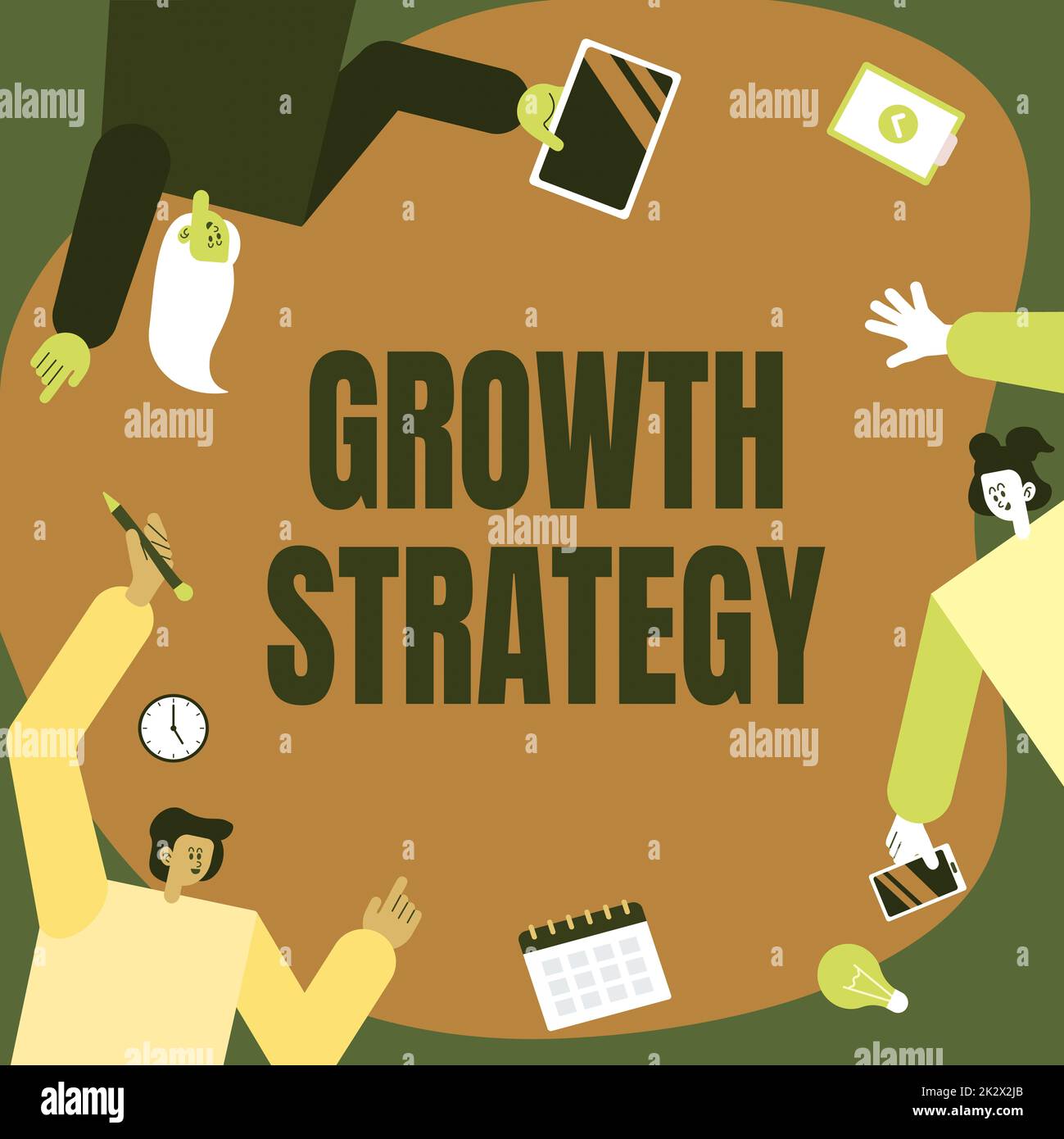 Text caption presenting Growth Strategy. Business concept Strategy ... Text caption presenting Growth Strategy. Business concept Strategy ...
