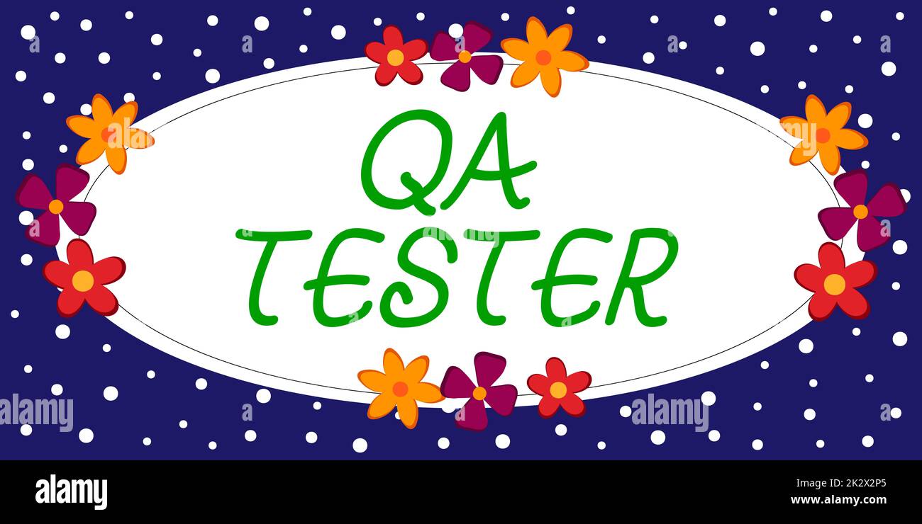 Text Caption Presenting Qa Tester Business Overview Quality Assurance Of An On Going Project