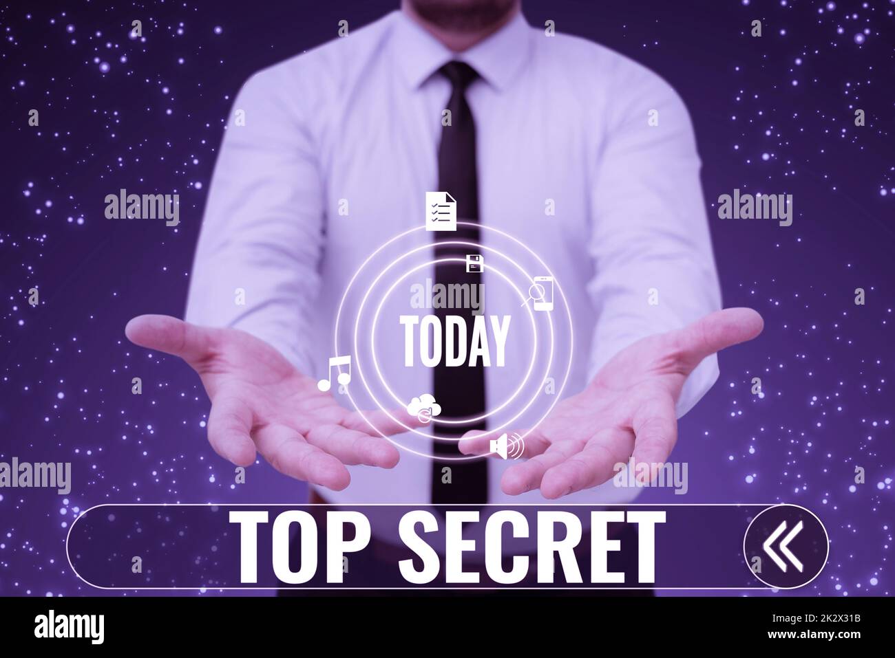 Writing displaying text Top Secret. Conceptual photo telling someone ...