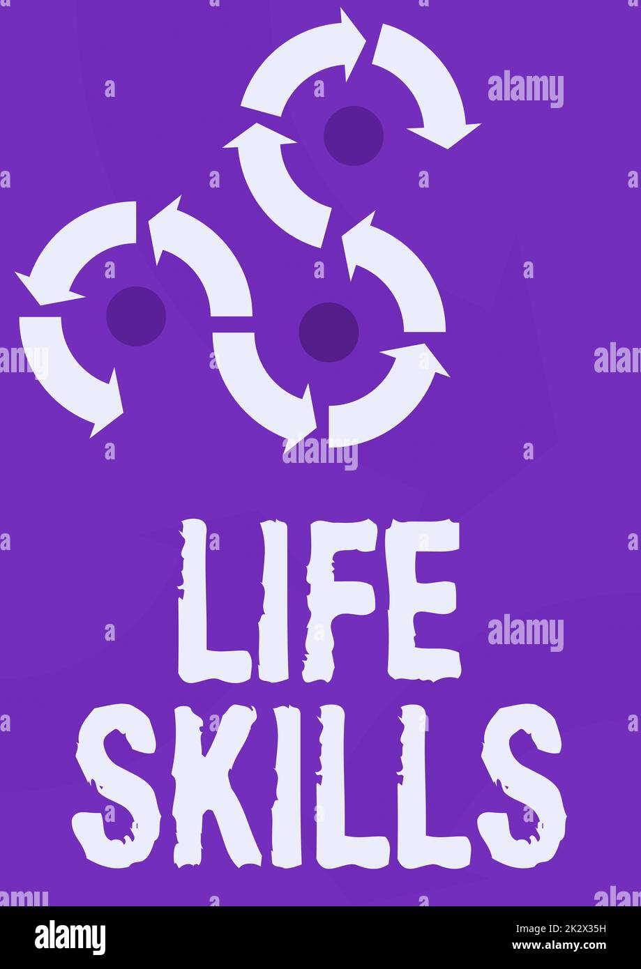 Inspiration showing sign Life Skills. Word Written on that is necessary ...