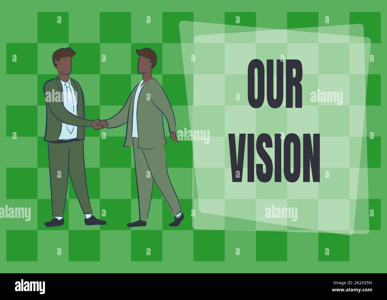 Conceptual display Our Vision. Business approach plan for next five to ...