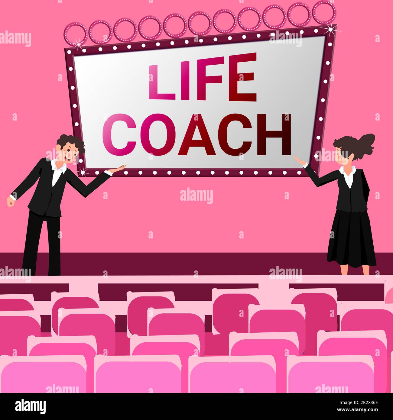 Hand writing sign Life Coach. Concept meaning A person who advices ...