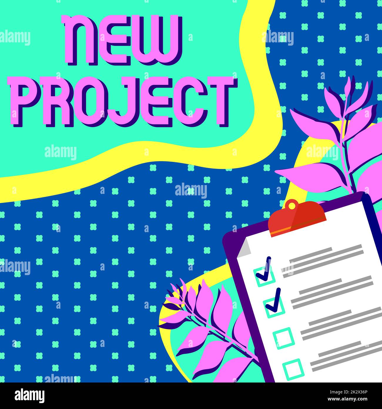 Text showing inspiration New Project. Internet Concept individual ...