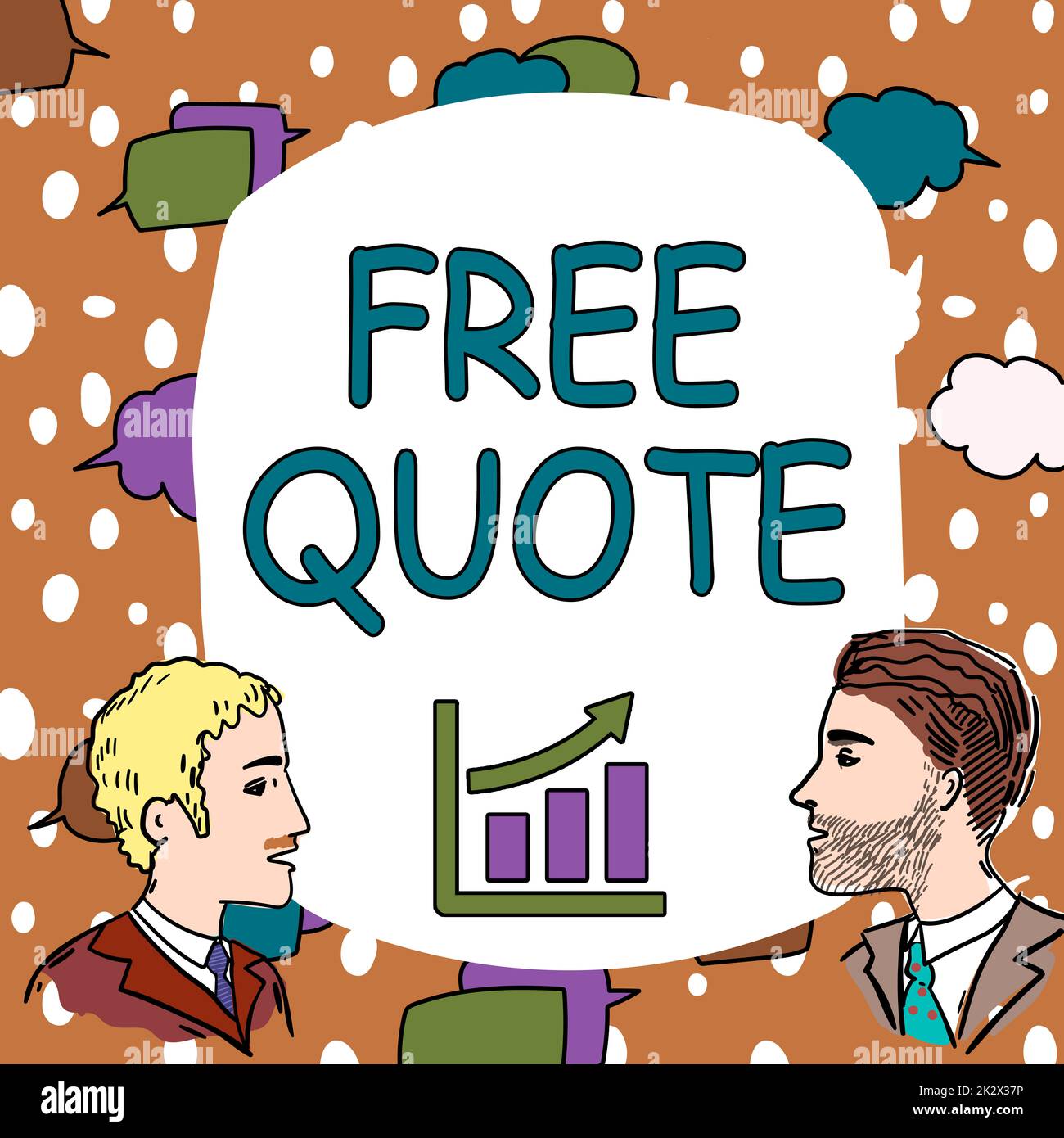 Inspiration showing sign Free Quote. Business showcase A brief phrase ...