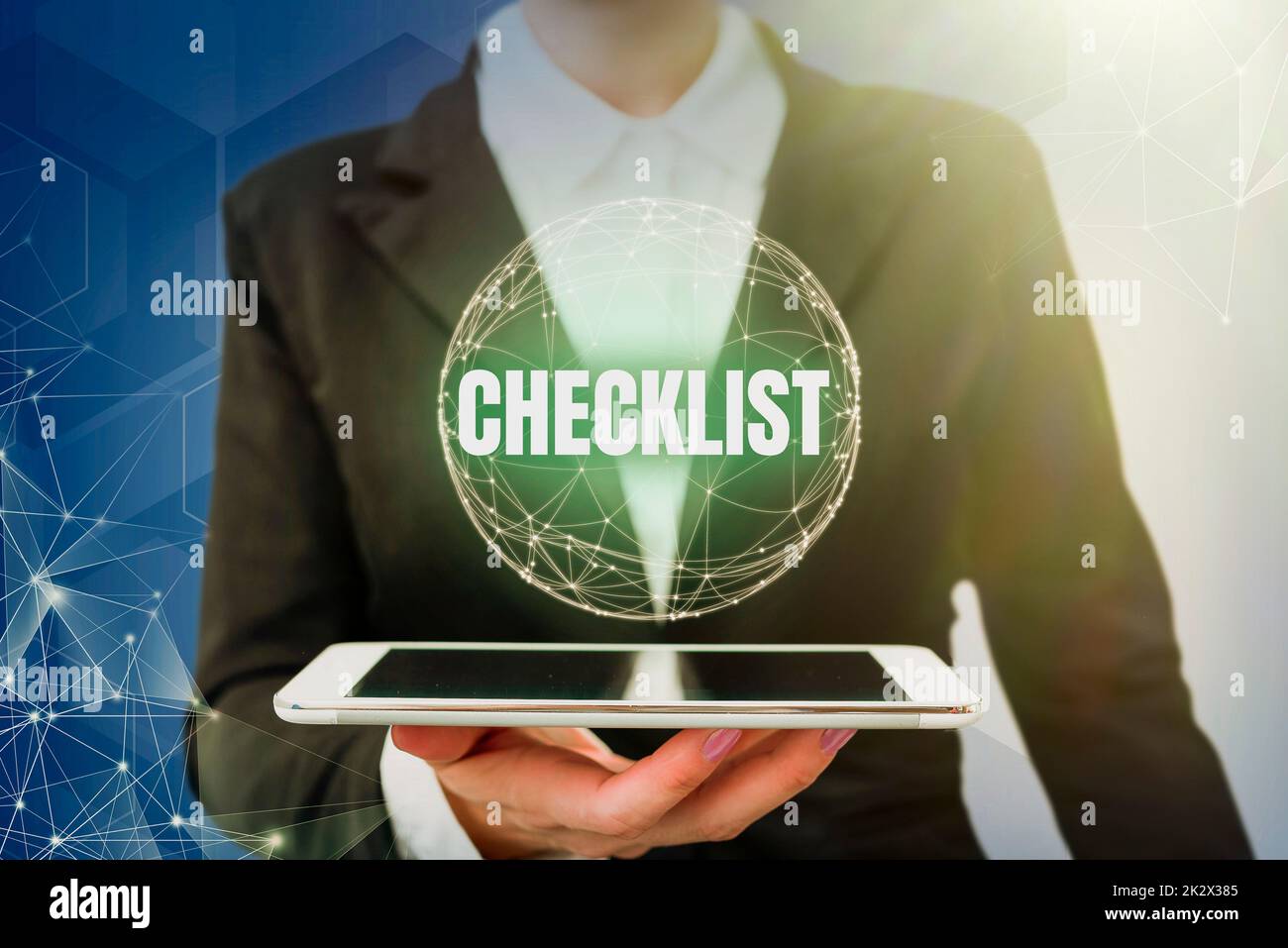 Text showing inspiration Checklist. Business approach List down of the ...