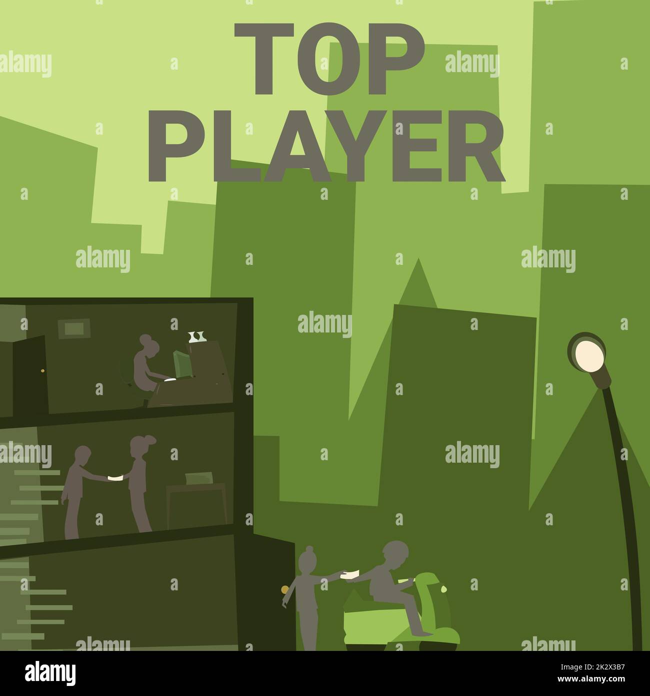 Sign displaying Top Player. Word for being best in sports game like ...