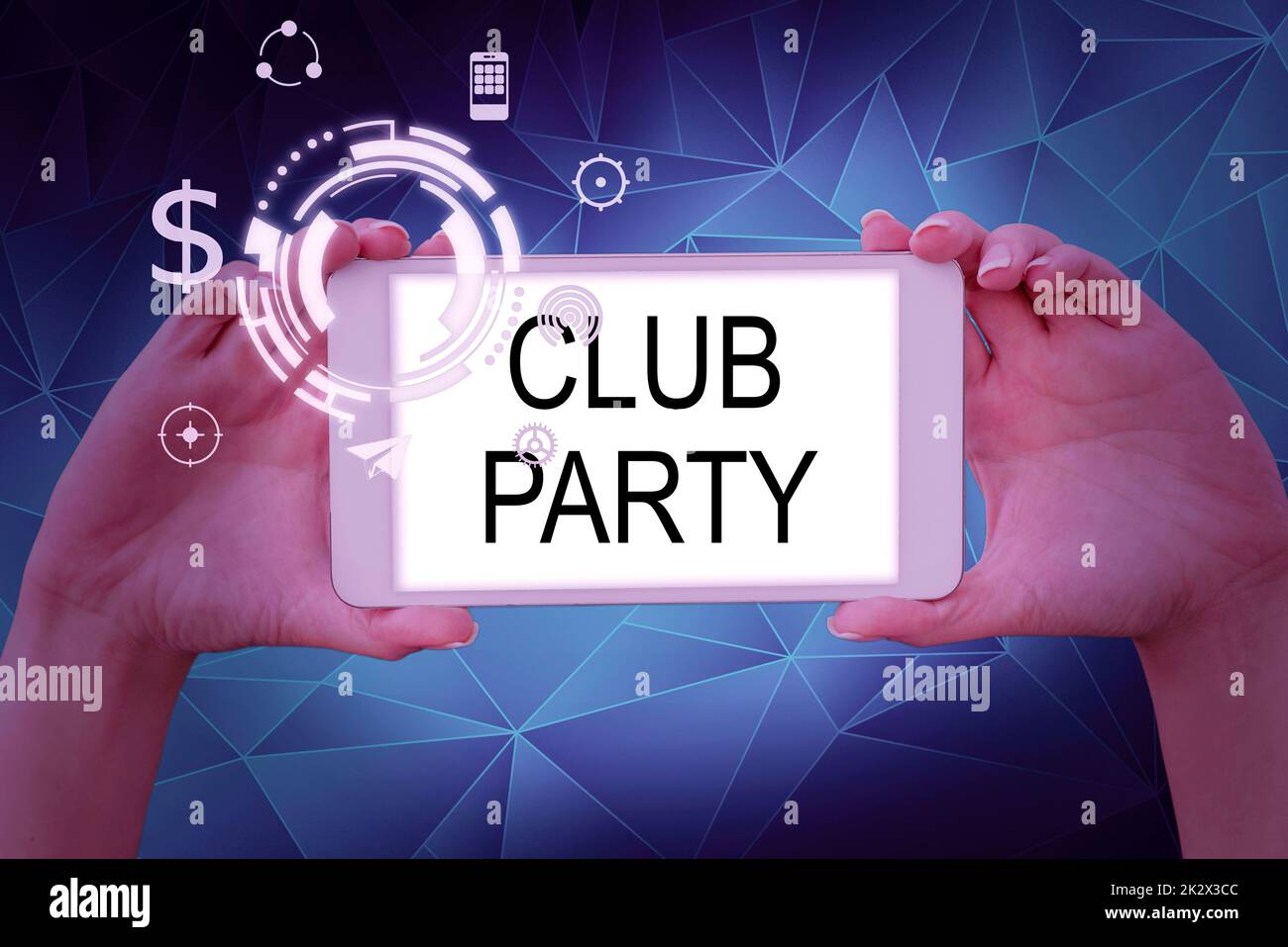 Text showing inspiration Club Party. Business overview social gathering ...