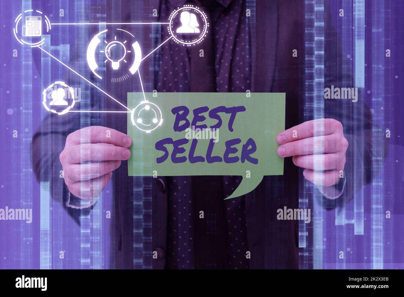 Handwriting text Best Seller. Business approach book or other product ...