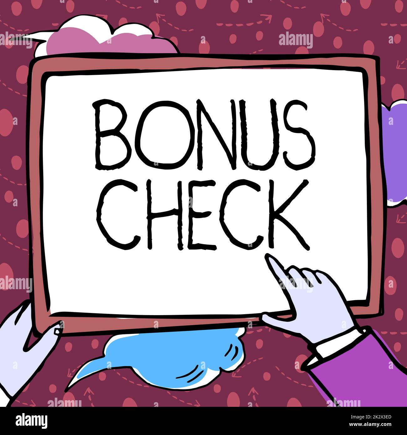 Employee holding paycheck hi-res stock photography and images - Alamy