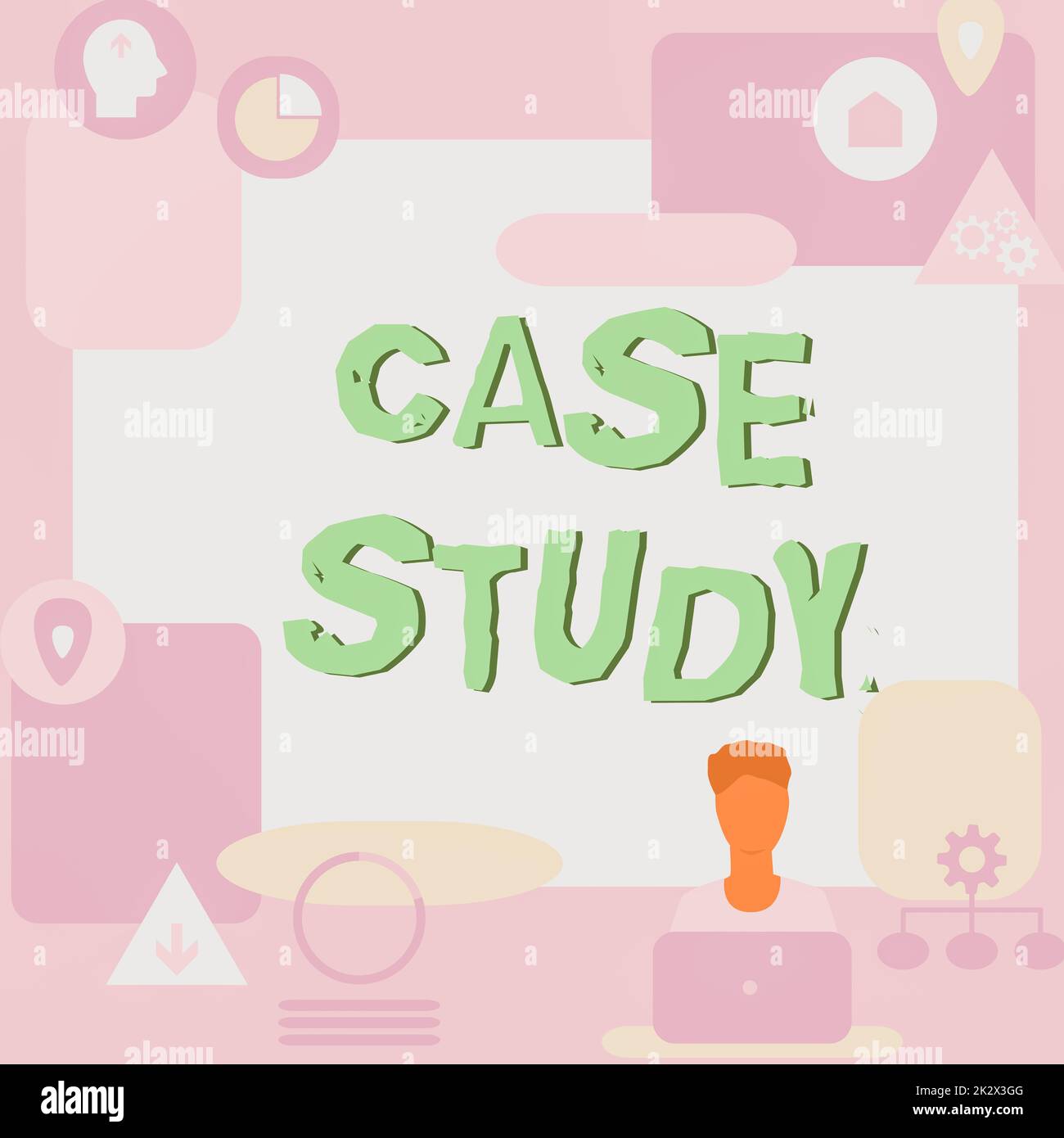 Conceptual caption Case Study. Business approach A subject matter to be ...