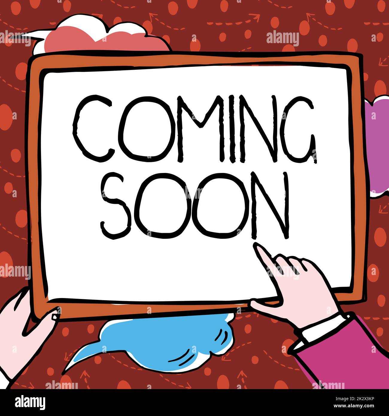 Inspiration showing sign Coming Soon. Business idea something is going ...