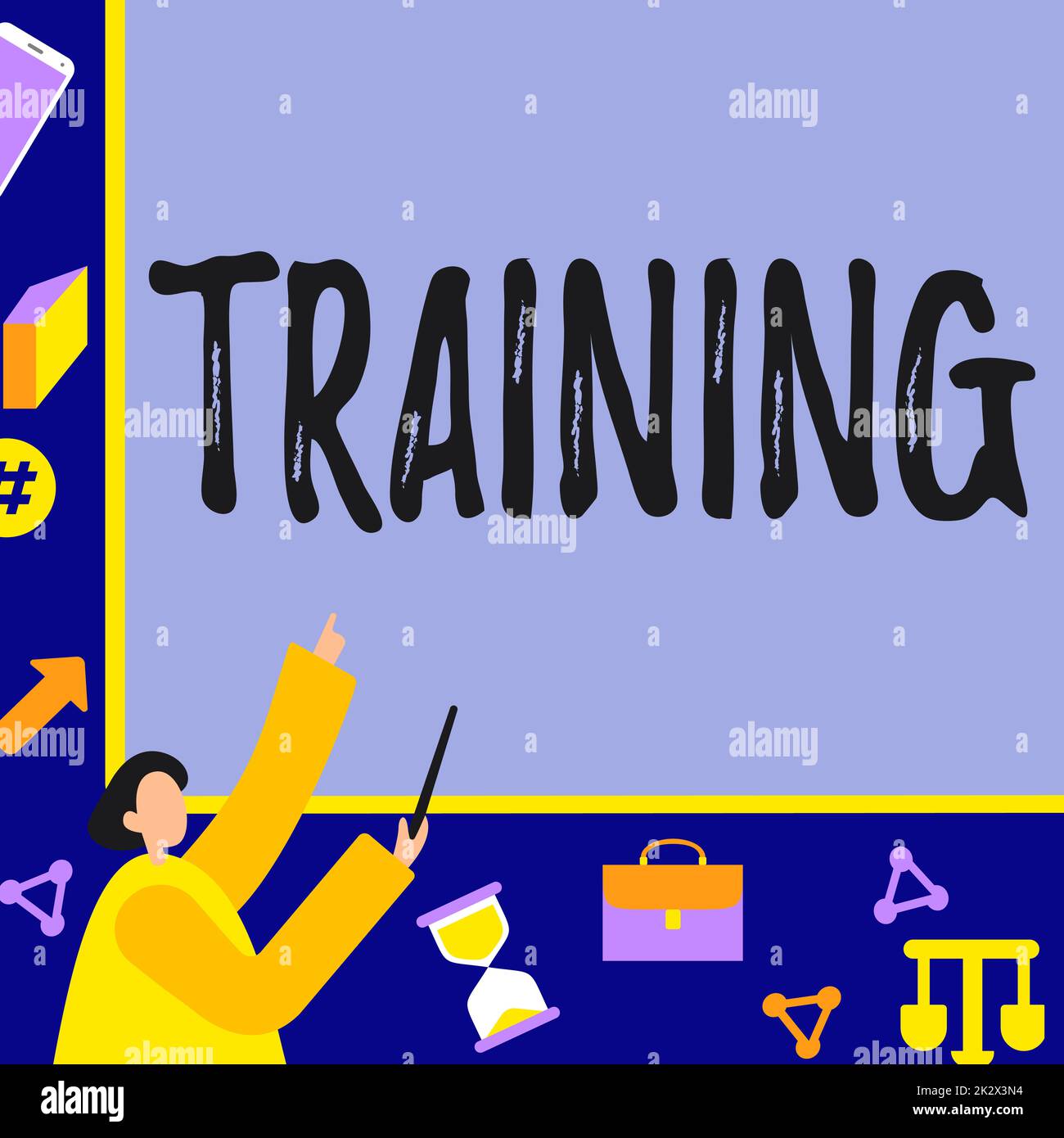 Hand writing sign Training. Business overview An activity occurred when ...