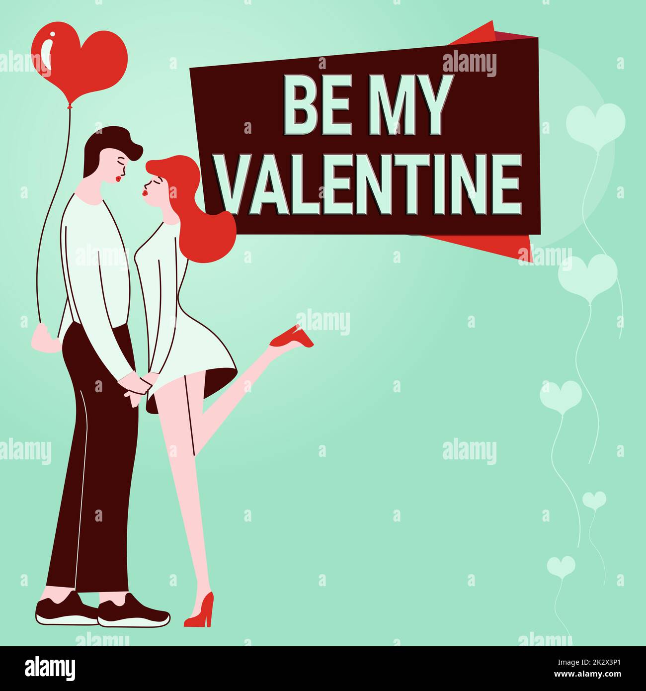 Inspiration showing sign BE MY VALENTINE. Word for Asking someone to be ...