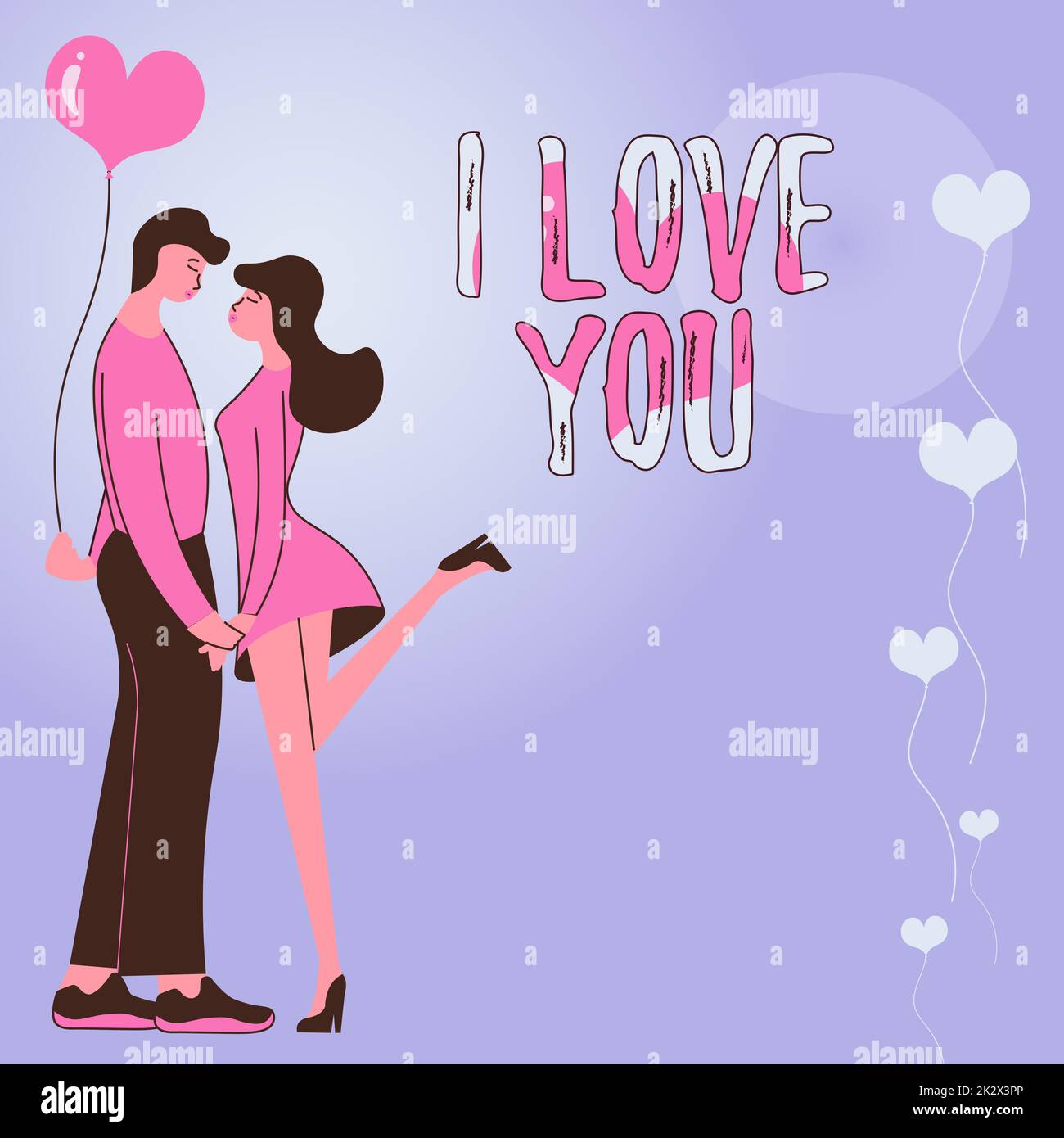 Sign displaying I LOVE YOU. Concept meaning Expressing Love between ...