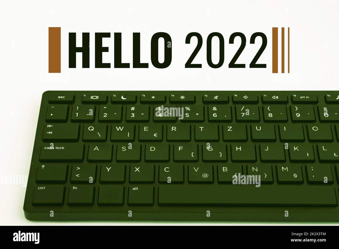 Text sign showing Hello 2022. Internet Concept Hoping for a greatness ...