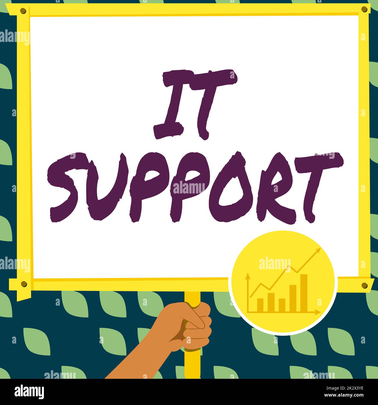 Handwriting text It Support. Business showcase Lending help about ...