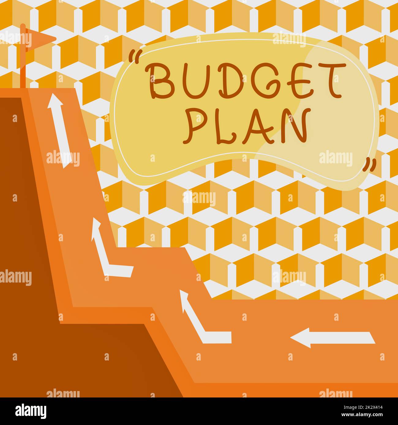 Sign displaying Budget Plan. Internet Concept financial schedule for a ...