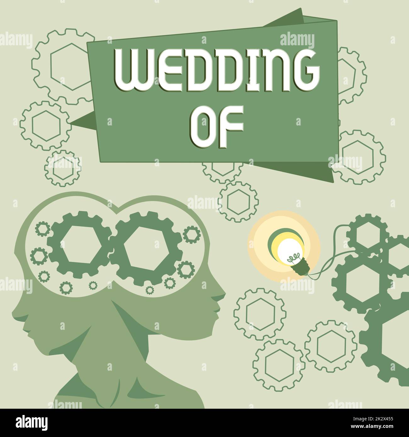 Text caption presenting Wedding Of. Conceptual photo announcing that ...