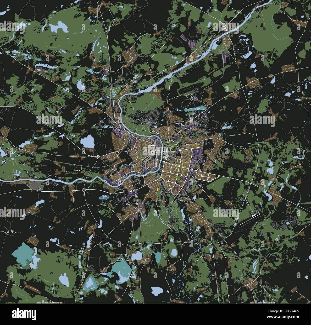 vector map of Vitebsk Belarus Stock Vector Image & Art - Alamy