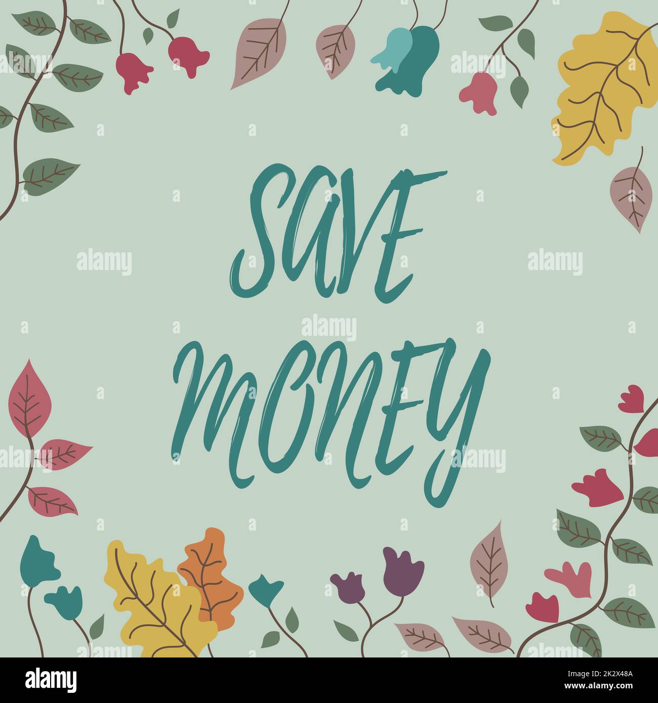 Handwriting text Save Money. Word Written on store some of your cash ...