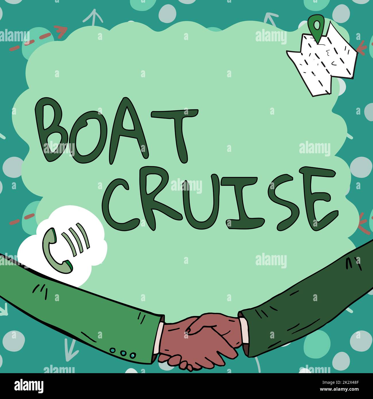 Text showing inspiration Boat Cruise. Conceptual photo sail about in ...