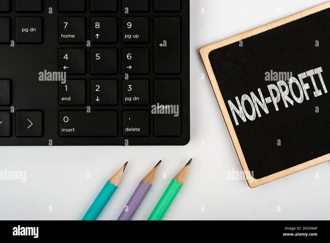 Writing displaying text Non Profit. Business idea providing products or ...